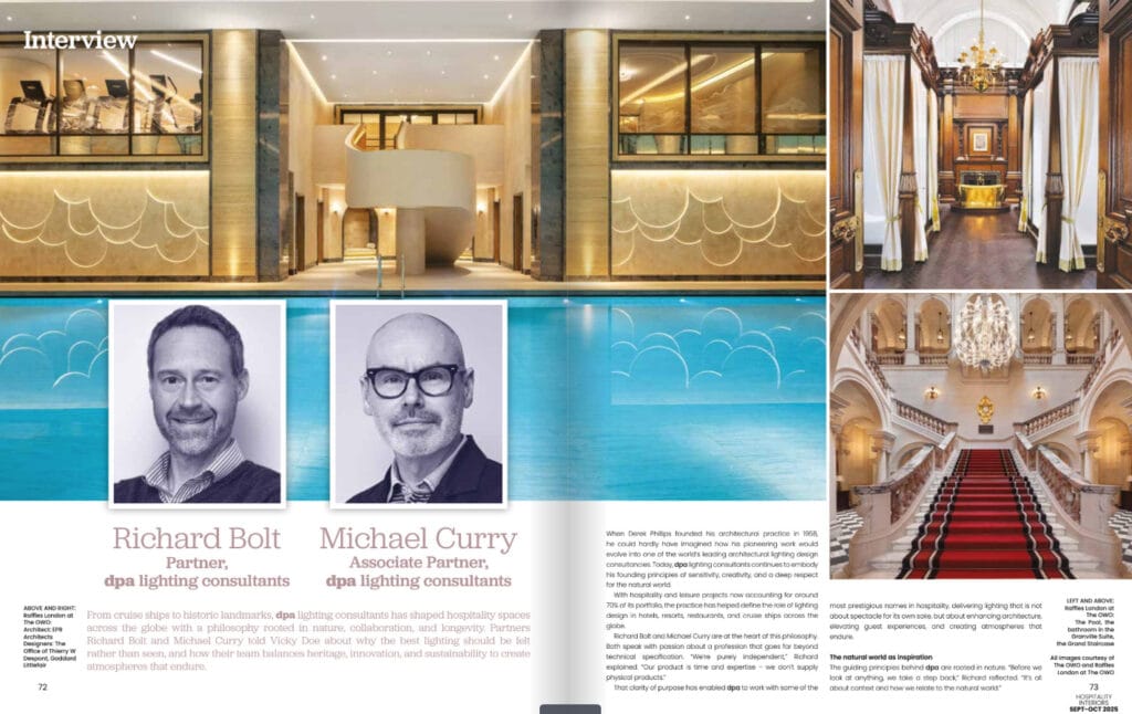 Article in Hospitality Interiors Magazine – The Art of Lighting Design ...